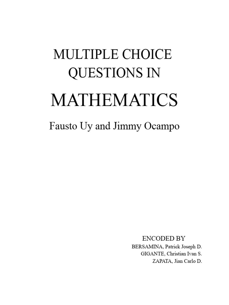 Project Prob and Stat | PDF | Numbers | Multiplication