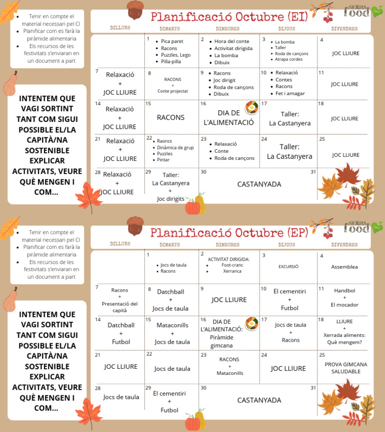 Programacio-Activitats-octubre 11 2024 50335 00 | PDF