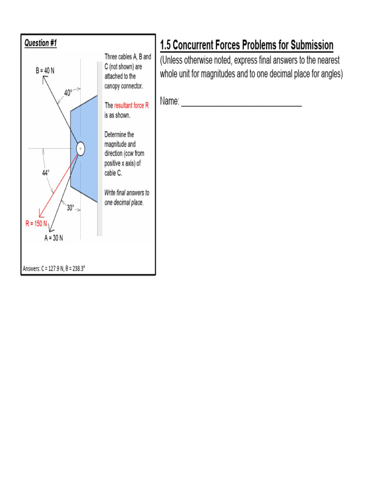 WORKBOOK-Concurrent Forces Submission | PDF