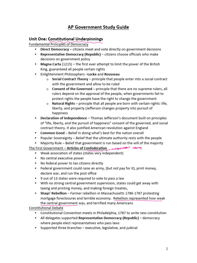 AP Government Review Packet | PDF | United States Senate | United ...
