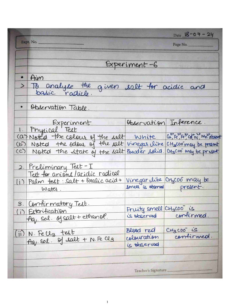 Chemistry File | PDF