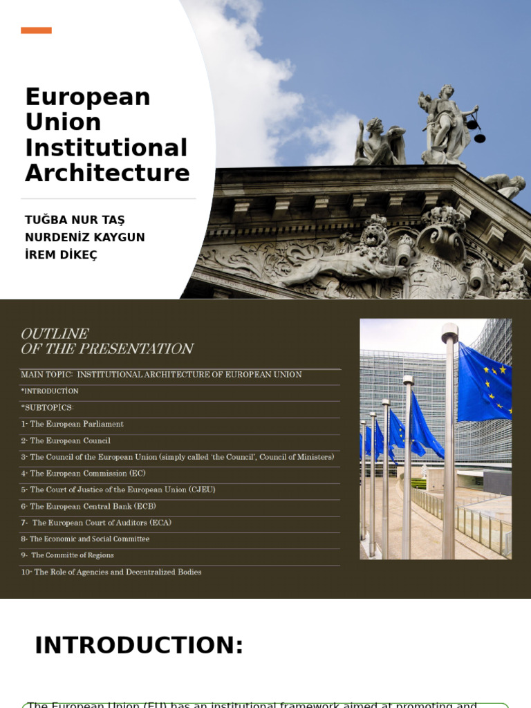 EU Institutional Architecture Explained | PDF | European Union ...