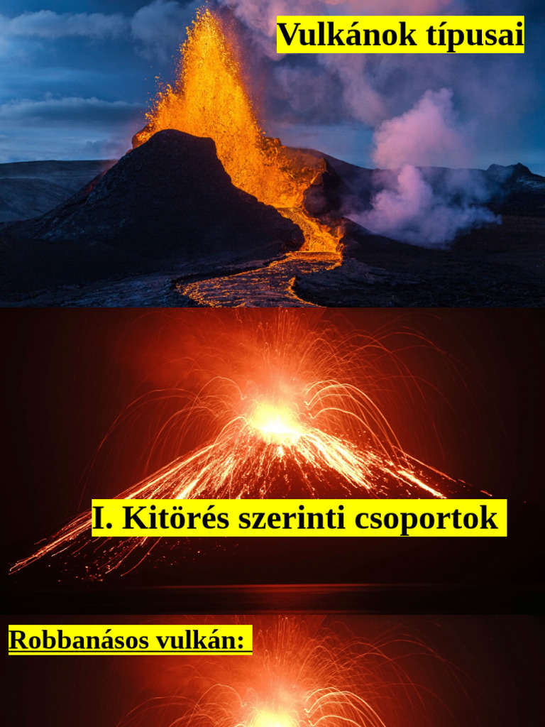 Vulkánok Típusai | PDF