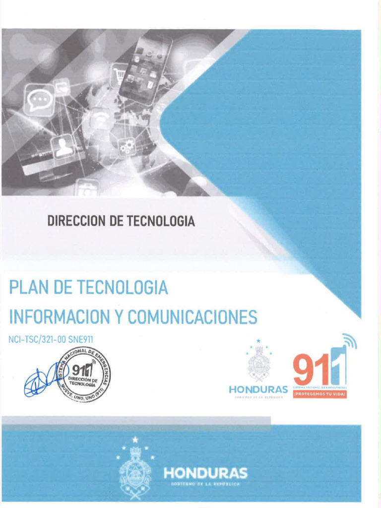 Plan de Tecnología - SNE911 | PDF