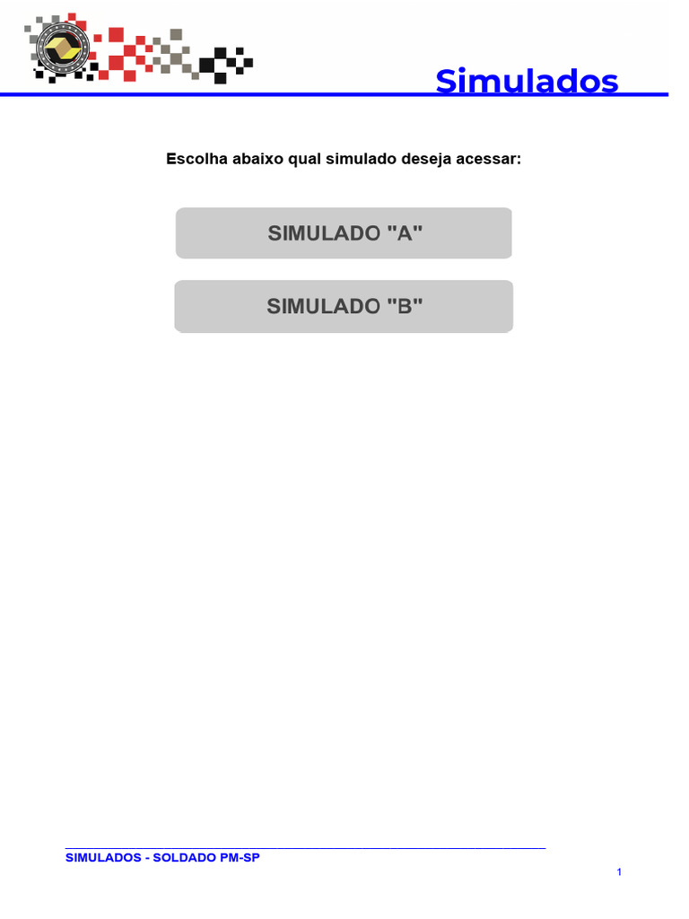 SIMULADOS - LINKs | PDF