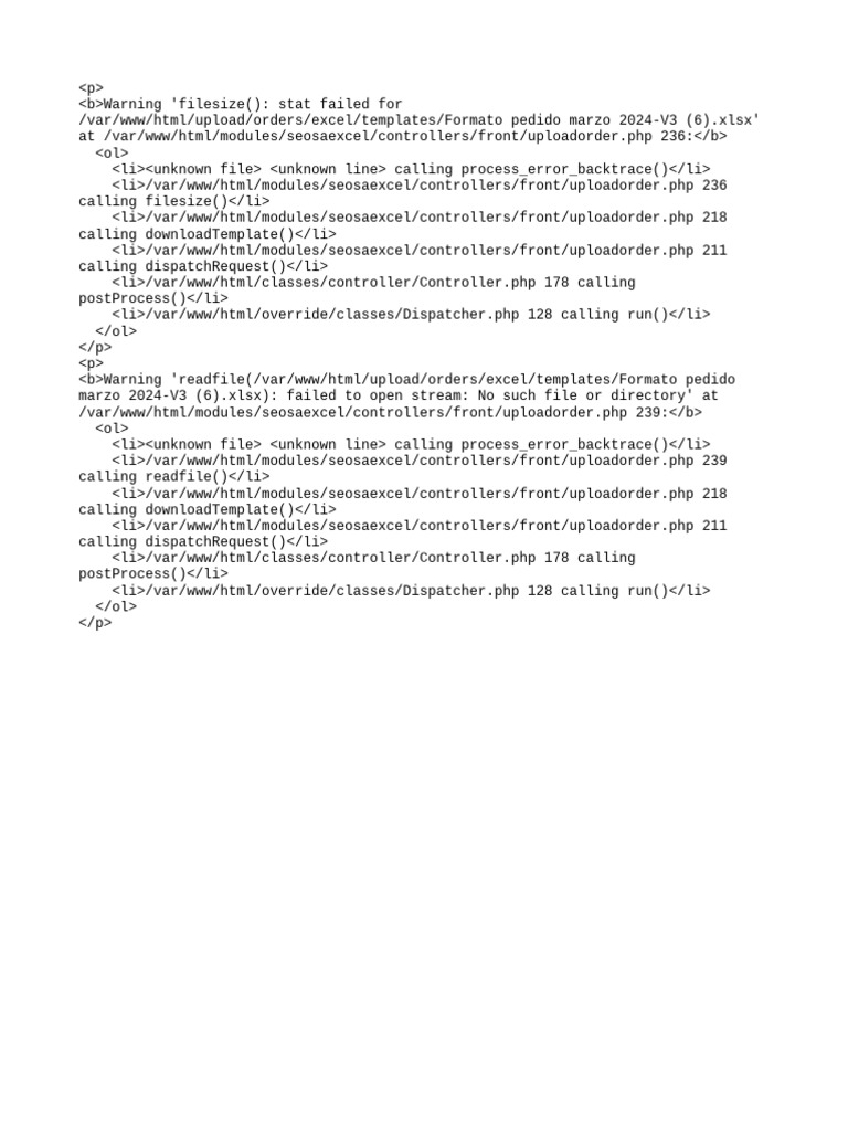 Formato Pedido Marzo 2024-V3 | PDF