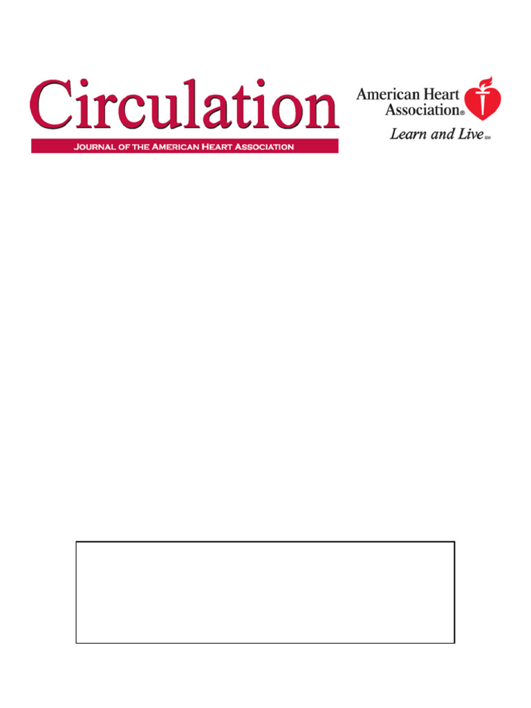 circulation | PDF | Percutaneous Coronary Intervention | Coronary Artery Bypass Surgery