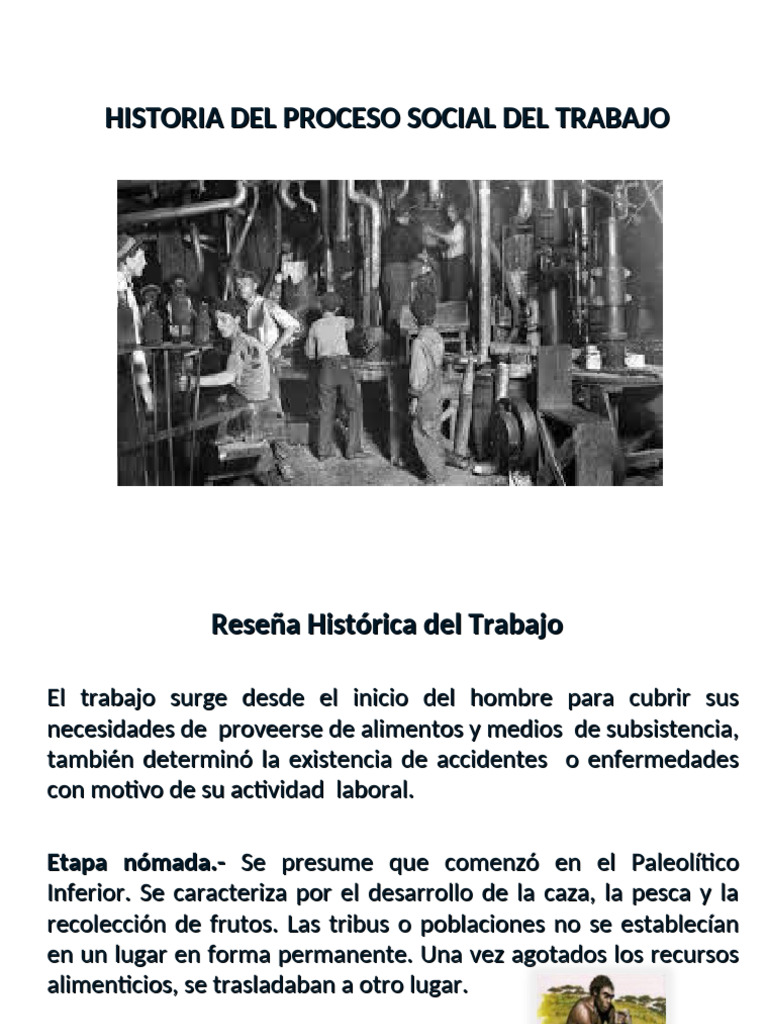 Historia Del Proceso Social Del Trabajo | PDF | Feudalismo | Agricultura