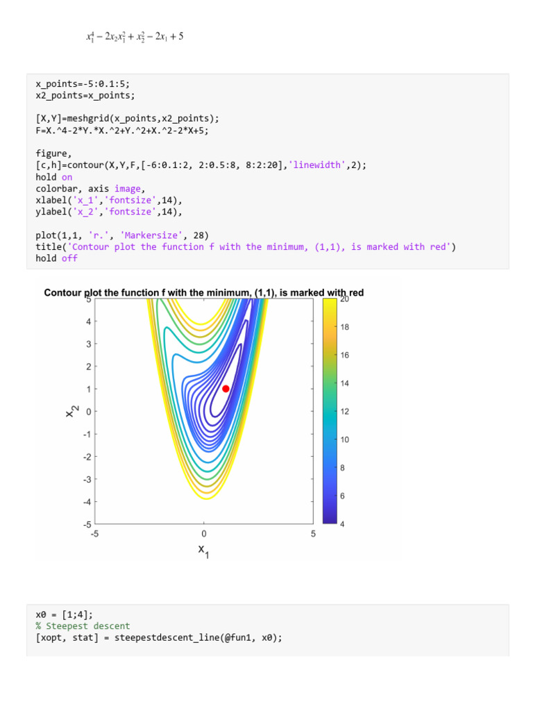 Mat 1 aflevering | PDF | Mathematical Optimization | Computational Science
