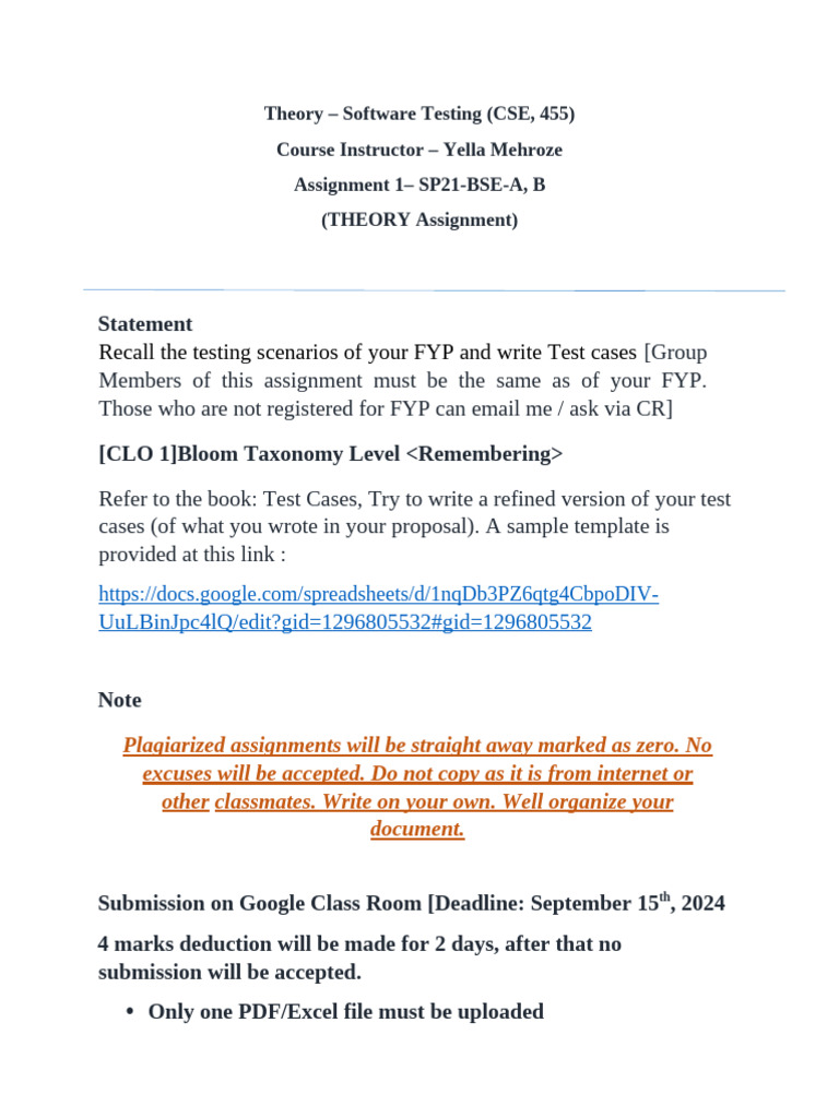 Theory Assignment 1 | PDF