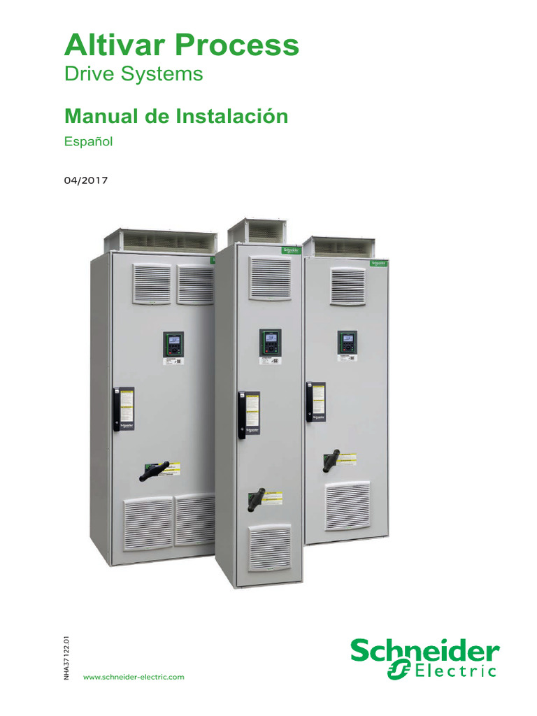 Altivar Process Installation Manual ES NHA37122 01 | PDF | Cambiar | voltaje