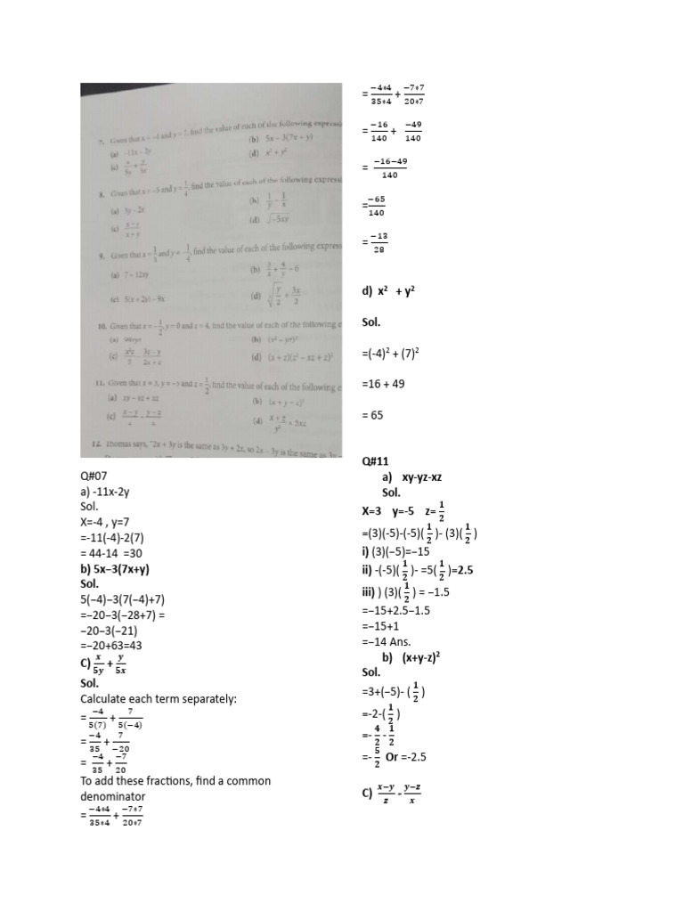Math Q7 and 11 | PDF