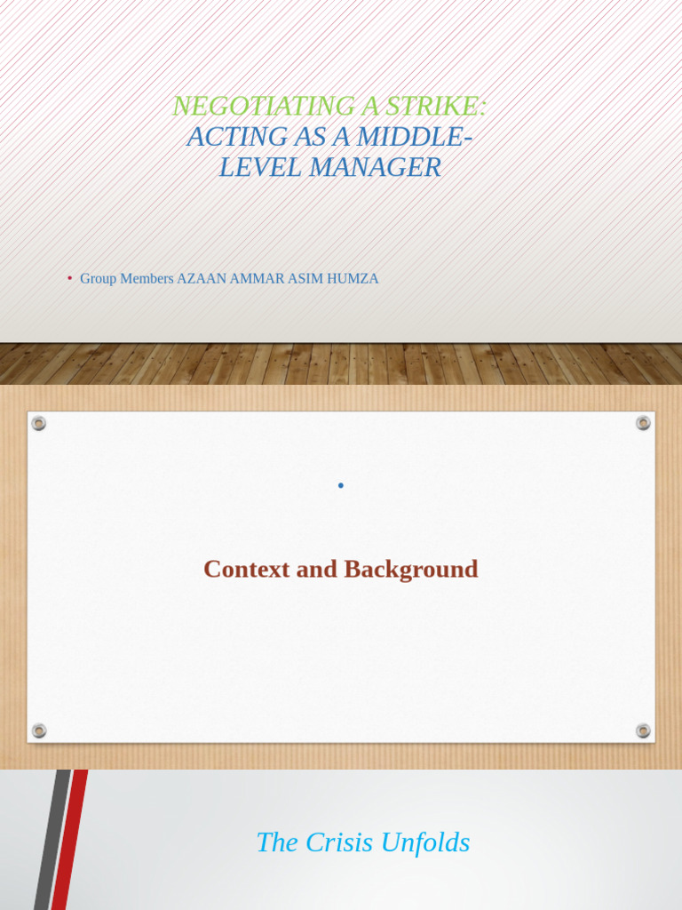 Powerpoint Management Presentation | PDF | Negotiation | Conflict Resolution