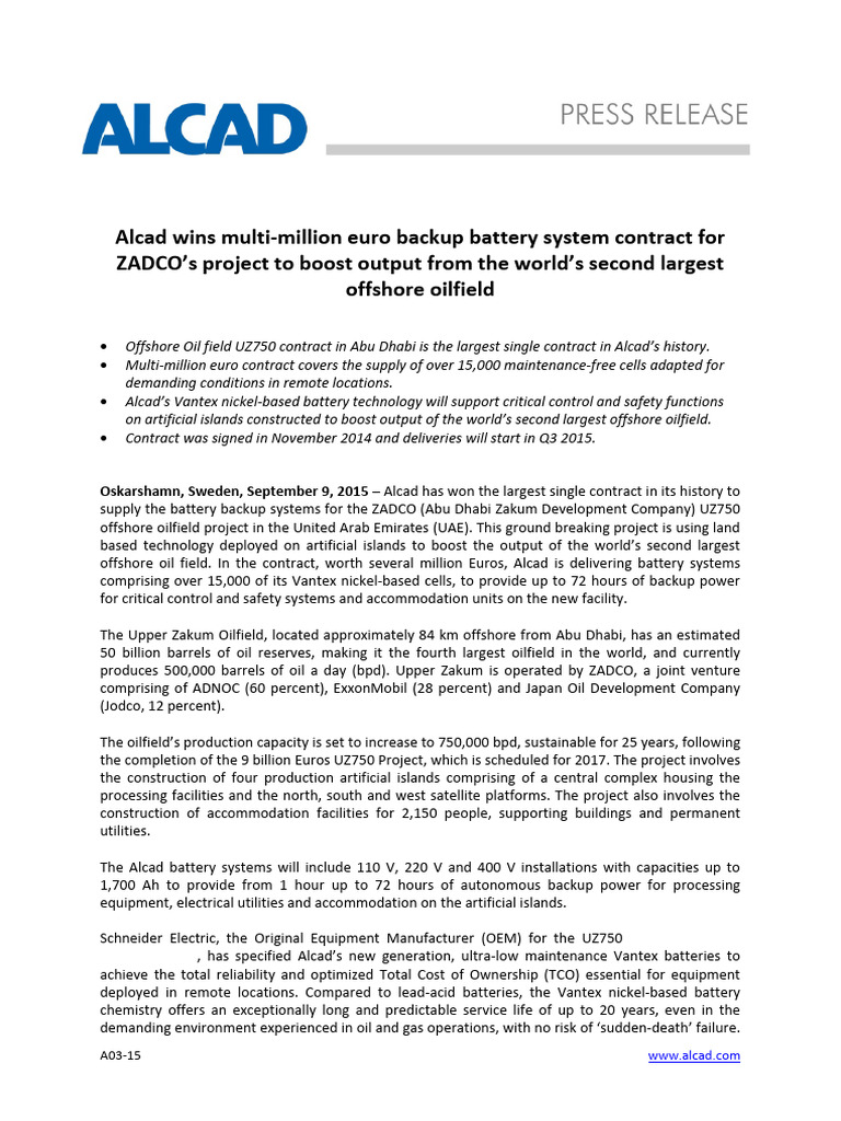 Alcad ZADCO - Final - EN - V3. | PDF