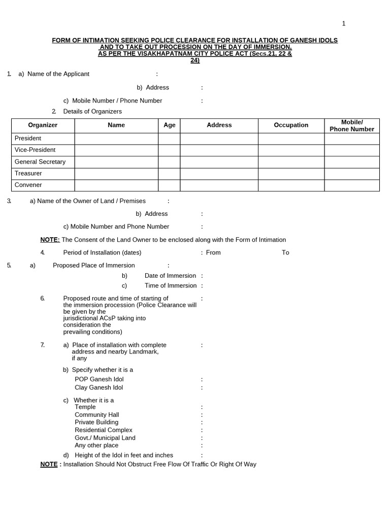Intimation Form - Dt. 17.08.2022-Corrected | PDF