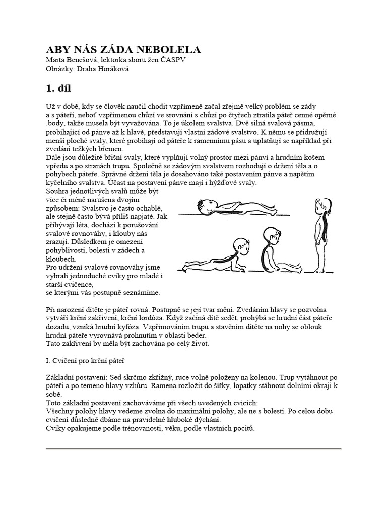 ABY NÁS ZÁDA NEBOLELA. 1. Díl | PDF
