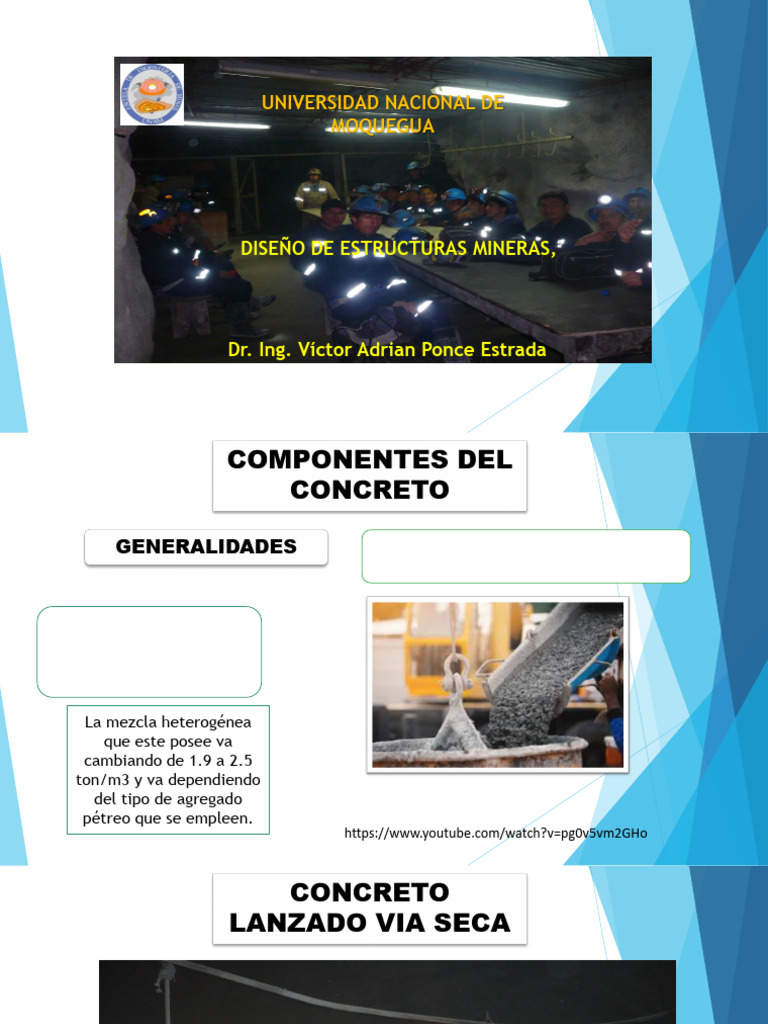 SEMANA 10.-Componentes Del Concreto, Diseño de Mezclas | PDF | Hormigón ...