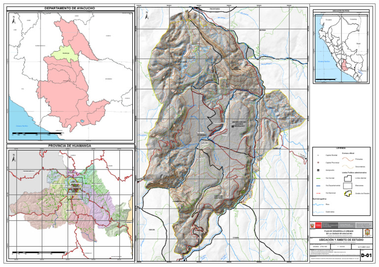 Mapa del Plan de Desarrollo Urbano Ayacucho | PDF