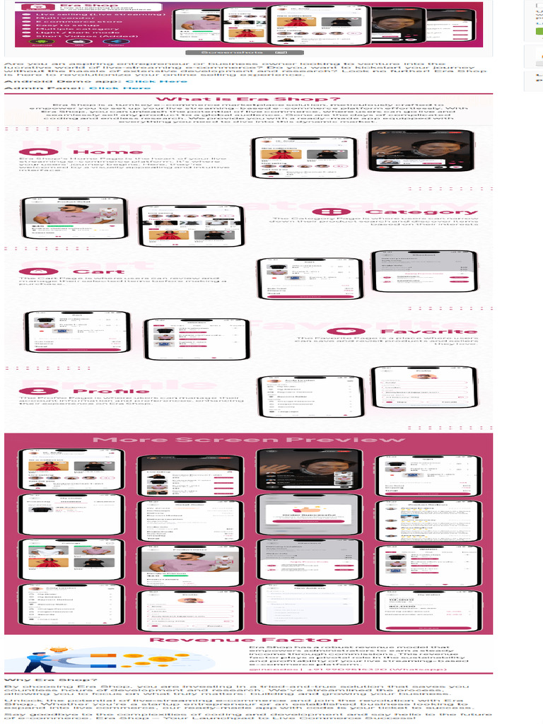 E-Commerce Looks | PDF