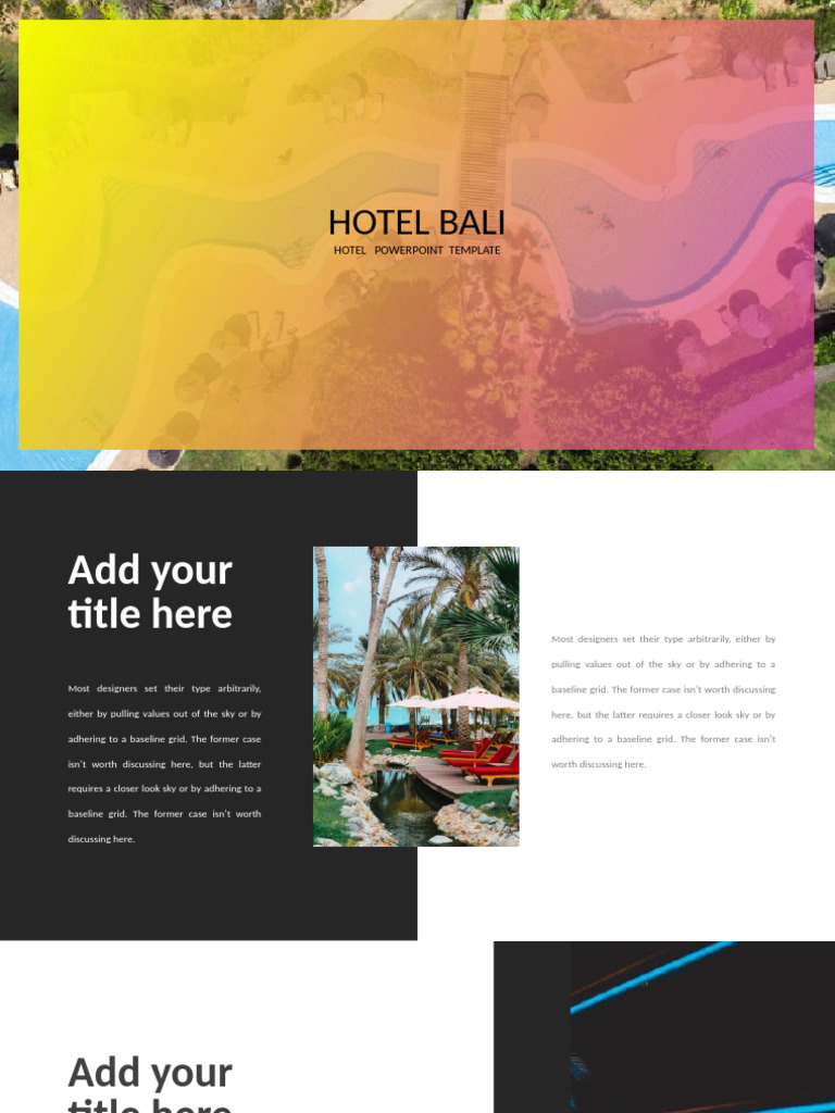 Hotel Bali PowerPoint Template Guide | PDF