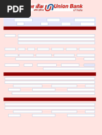 Union Bank Account Opening Form | PDF | Banking | Service Industries