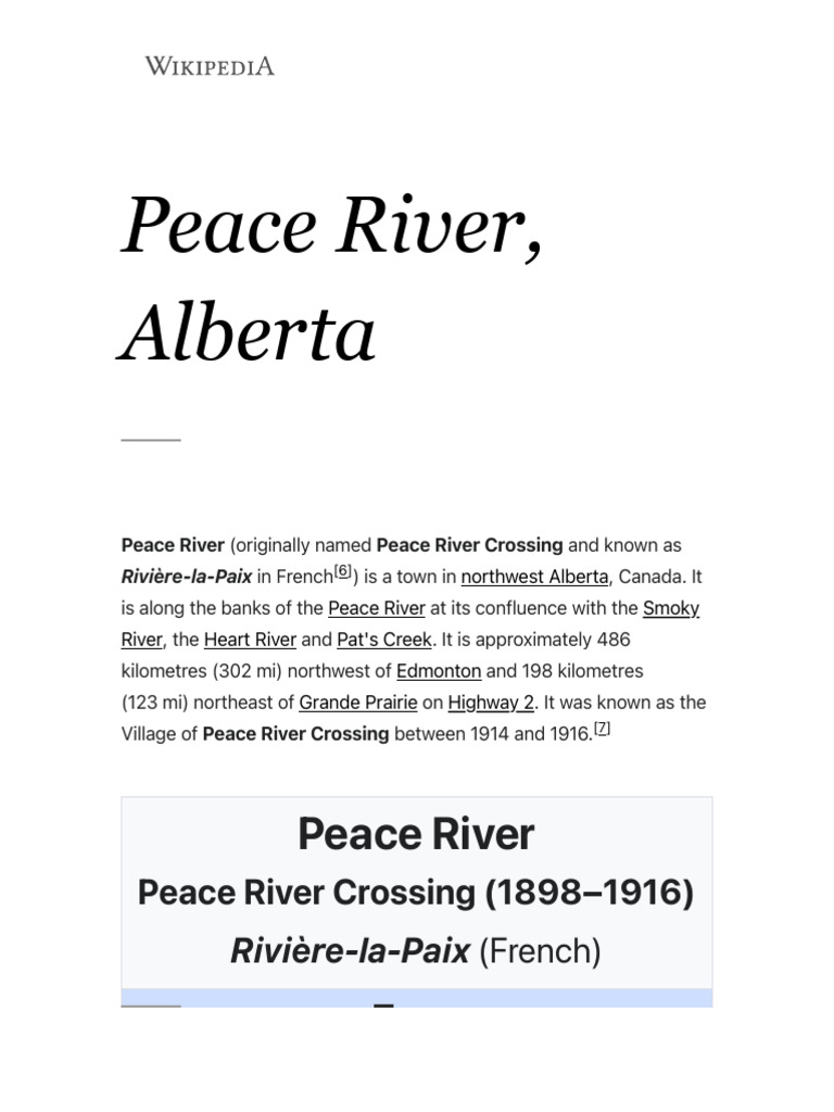 01 Peace River Alberta | PDF