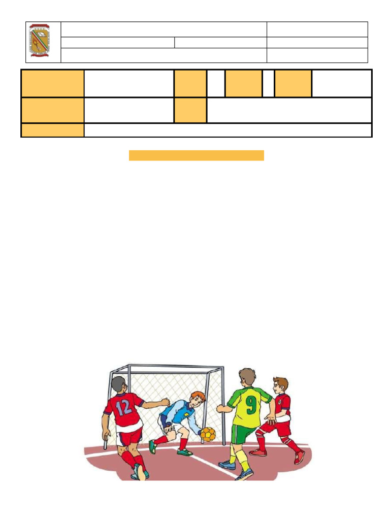 Guía 5 Microfútbol o Fútbol Sala de 5° 4P 2024 | PDF | Asociación de ...