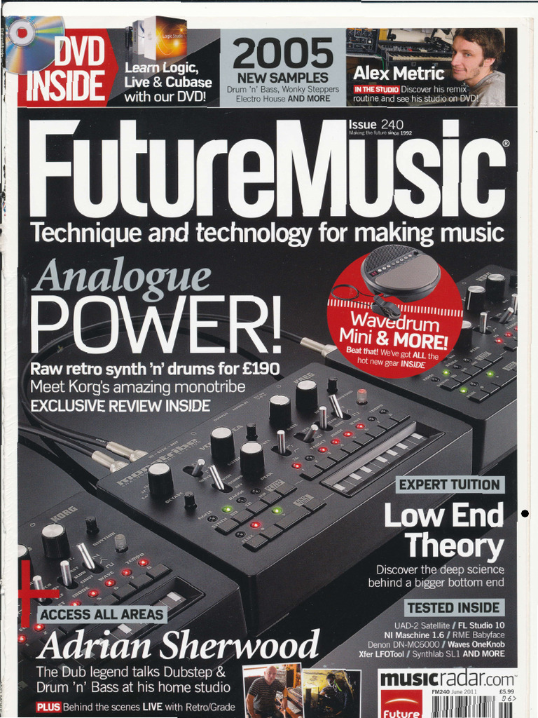 Future Music Issue 240 June 2011 | PDF | Equalization (Audio) | Loudspeaker