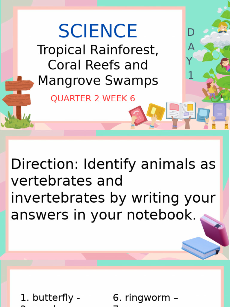 Science 6 Q2-W6 Grade 6 | PDF | Rainforest | Coral Reef