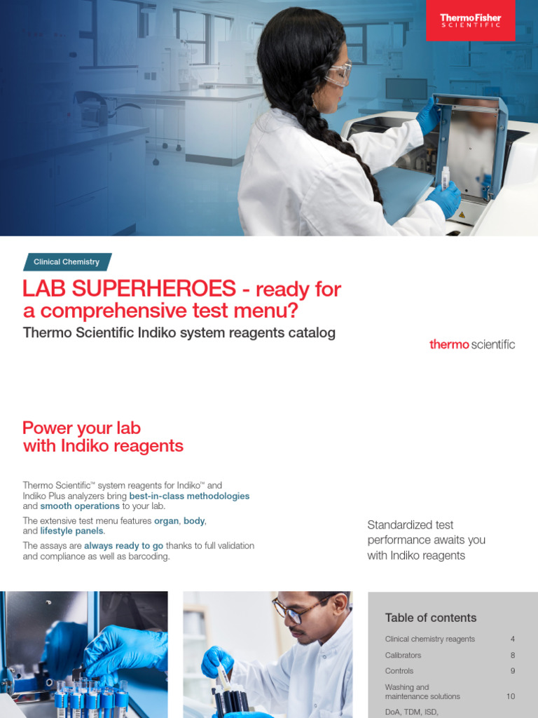 Thermo Scientific System Reagents 981236 (1) | PDF | Glycated ...