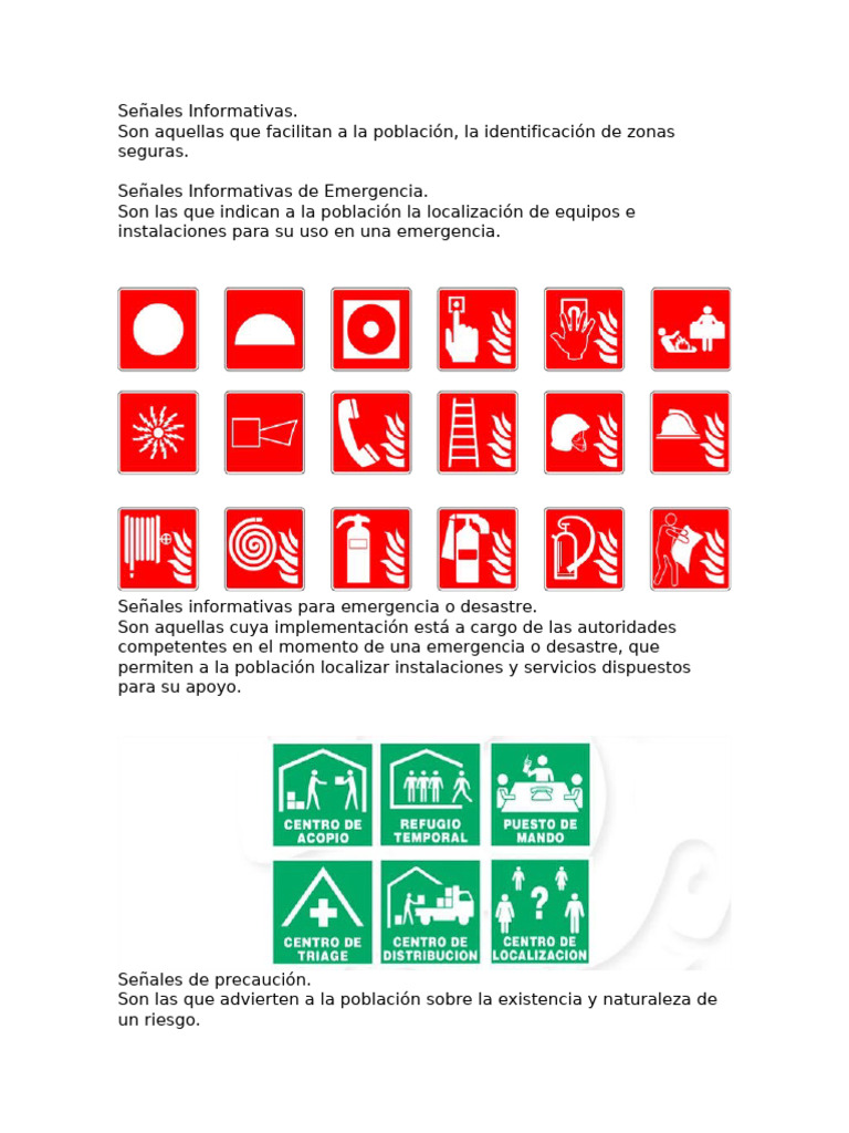 Señales Informativas | PDF