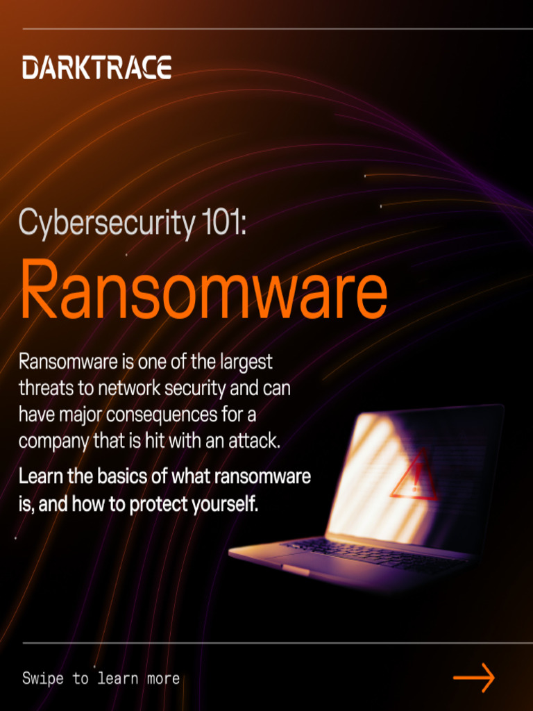 Cybersecurity 101_ RANSOMWARE | PDF