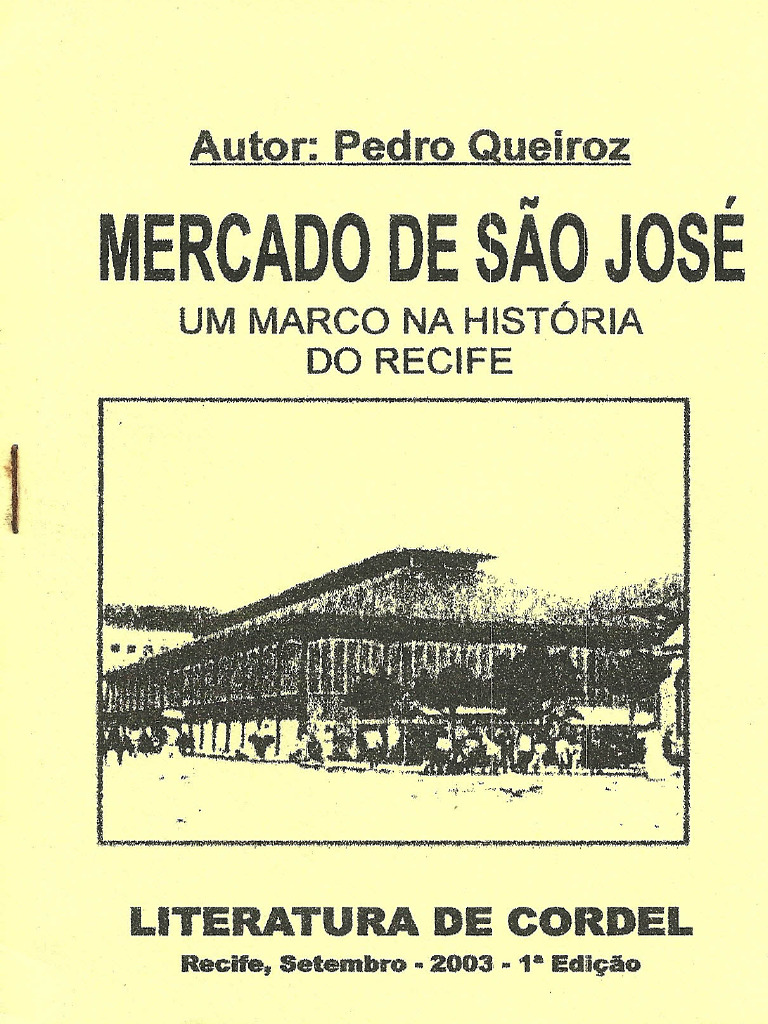 Mercado de São José: História e Cultura | PDF