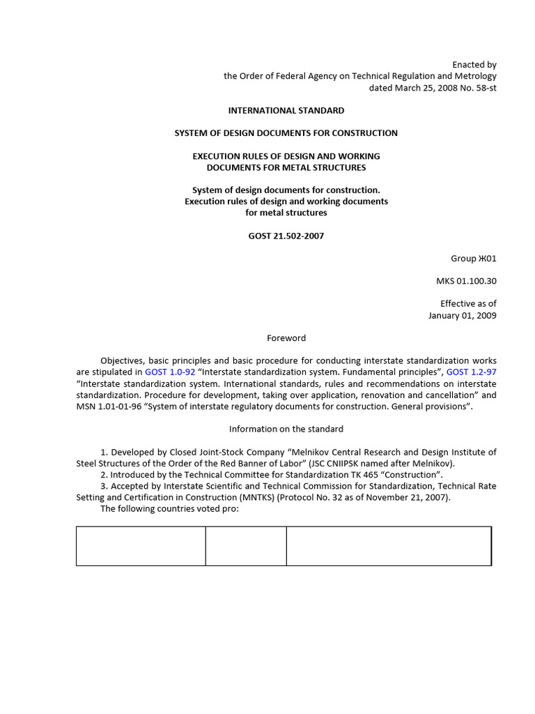 78-Gost 21.502-2007 | PDF | Specification (Technical Standard) | Screw