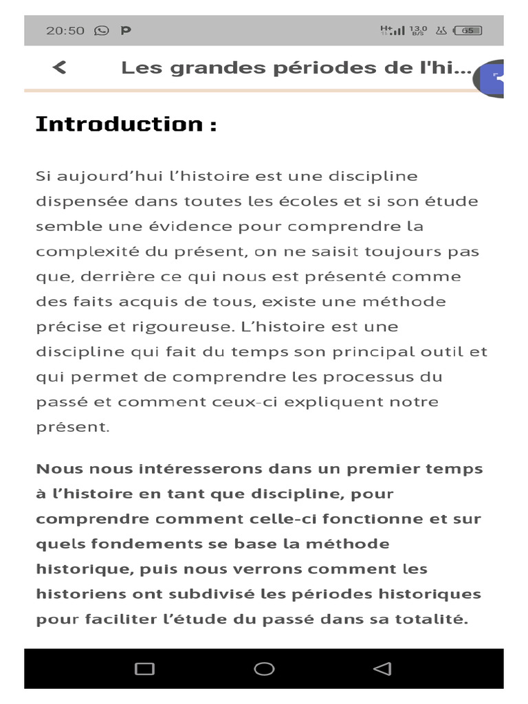 Histoire Cours Un Et Révision | PDF