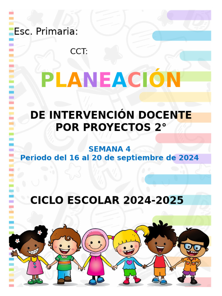 Sem4 Word Planeación Proyectos Darukel 24-25 | PDF | Evaluación | Percepción