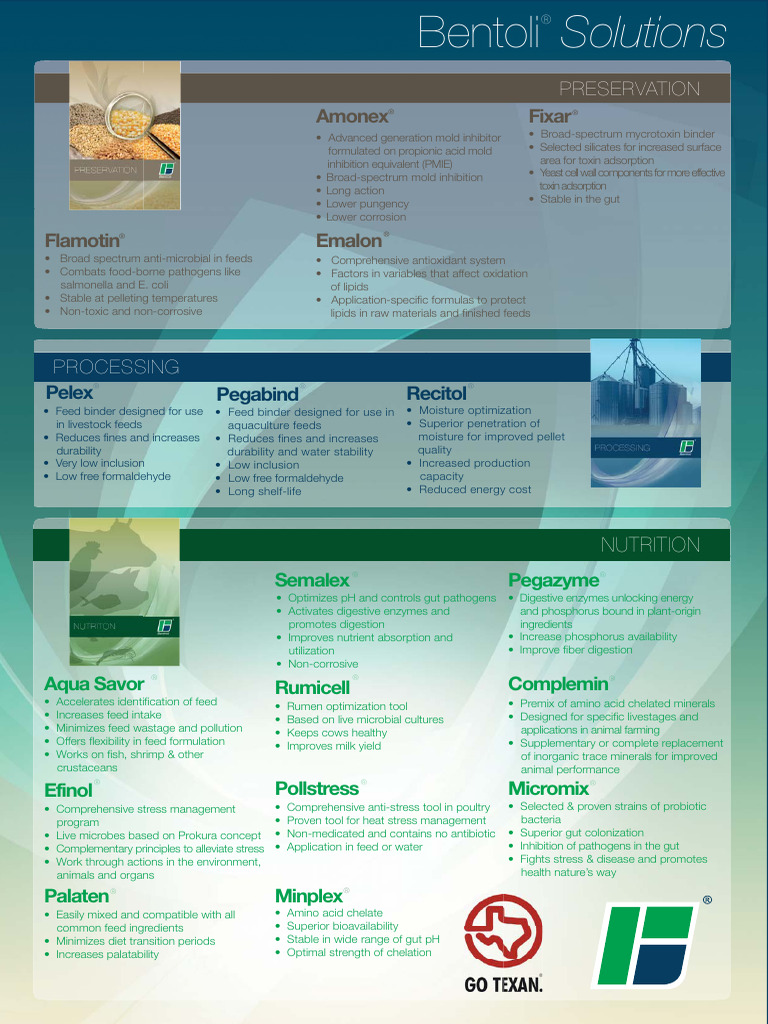 Bentoli Solutions (Catalog) | PDF | Digestion