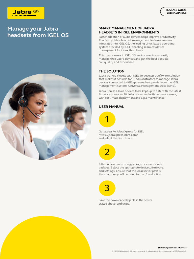 Igel Jabra Xpress Install Guide A4 Web 250522 | PDF | Linux | Operating ...