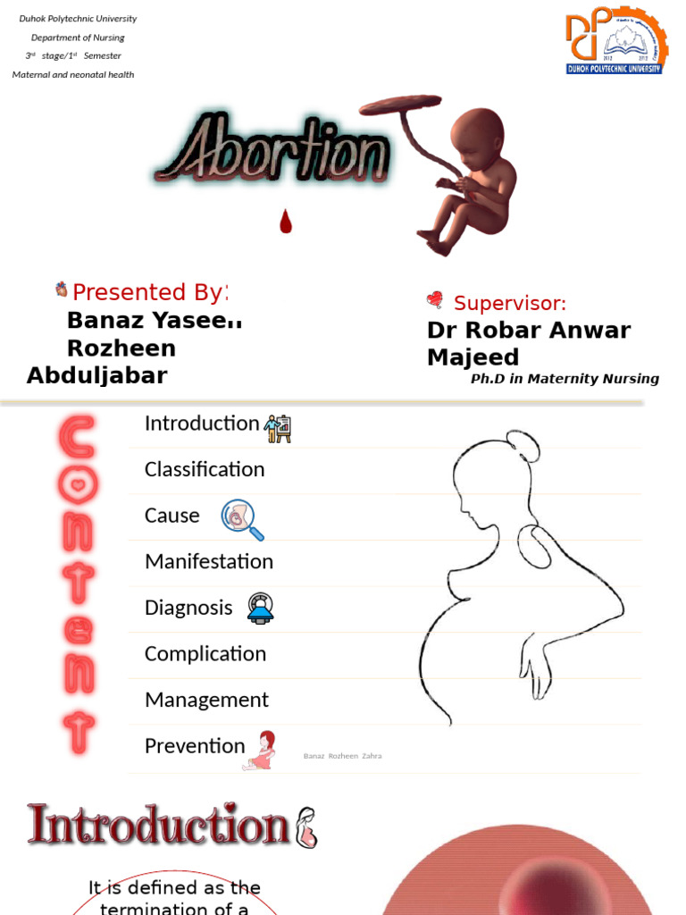 Abortion | PDF | Miscarriage | Pregnancy