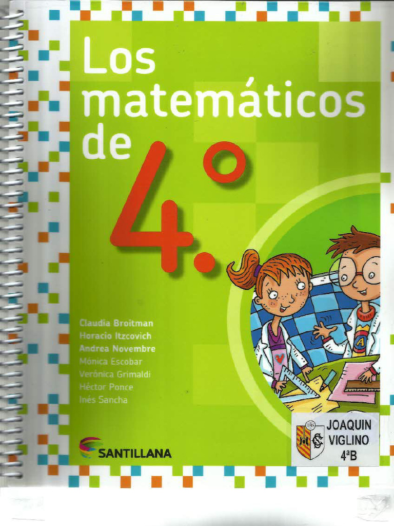 Los Matematicos de 4° | PDF