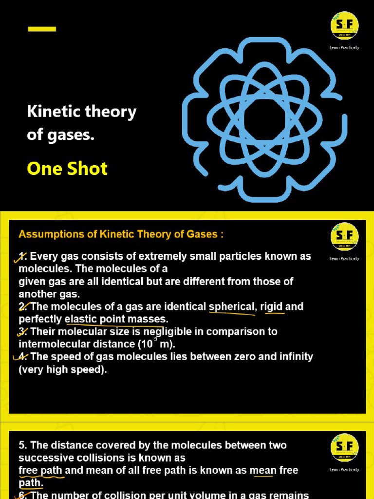 KINETIC THEORY ONE SHOT | PDF