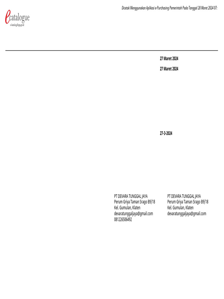 Cetak Pesanan BYI P2403 8900636 | PDF