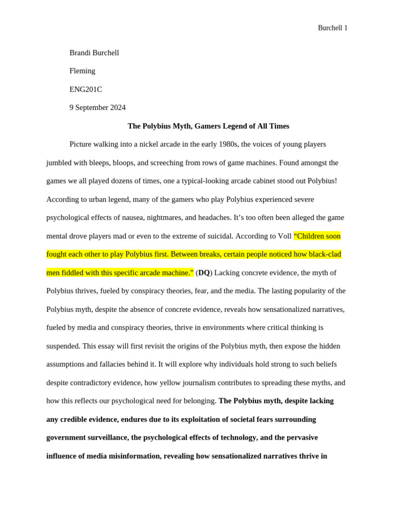 The Polybius Myth Gamers Legend | PDF | Conspiracy Theory | Critical ...