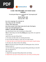 Đáp Án Cu C Thi Atgt 2024 2025 | PDF