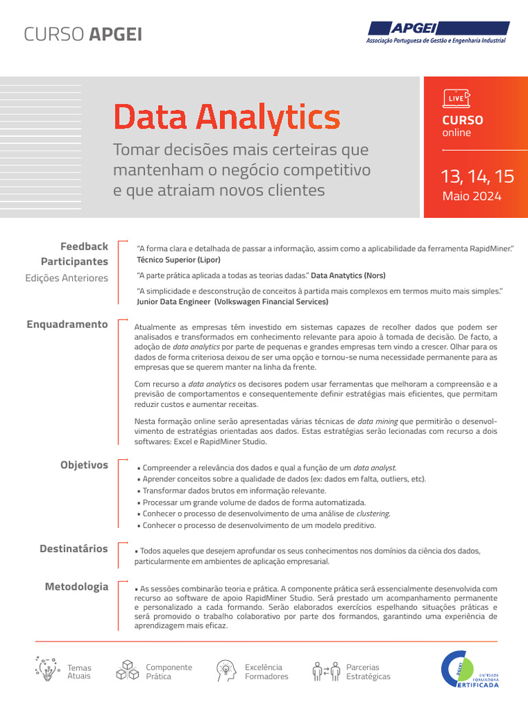 Programa Data-Analytics 2024 | PDF | Gestão de relacionamento com o cliente | Business