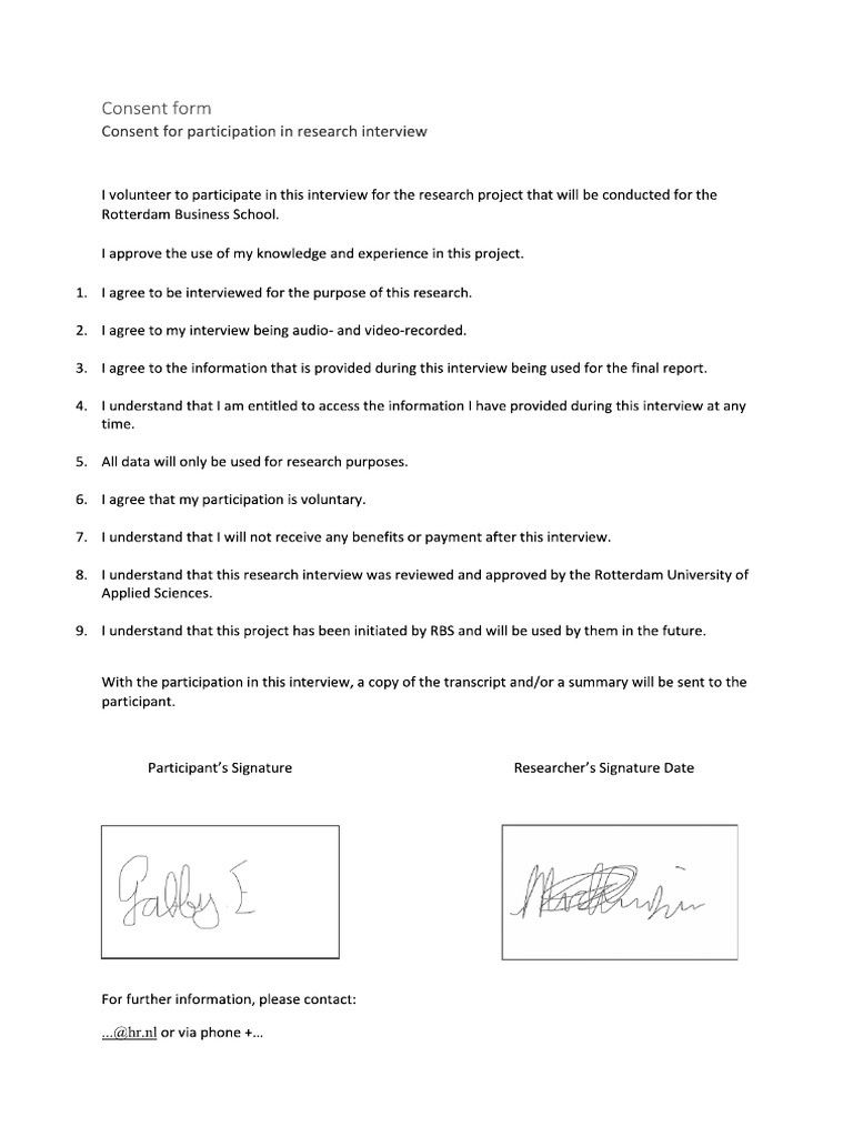 Consentform 240313 001006 | PDF