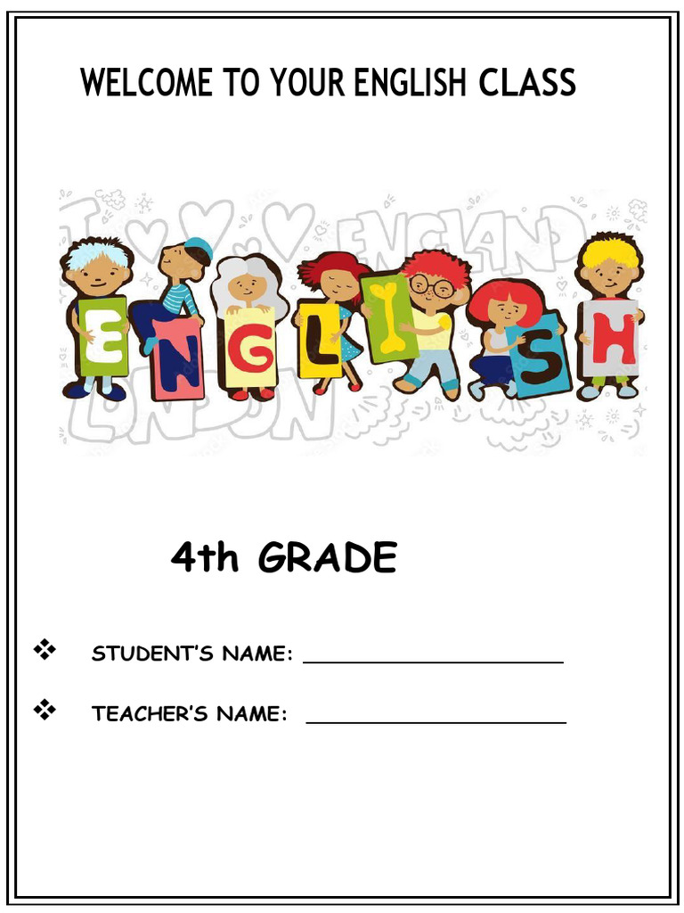 Welcome To Your English Class 22 | PDF | Pencil | Color