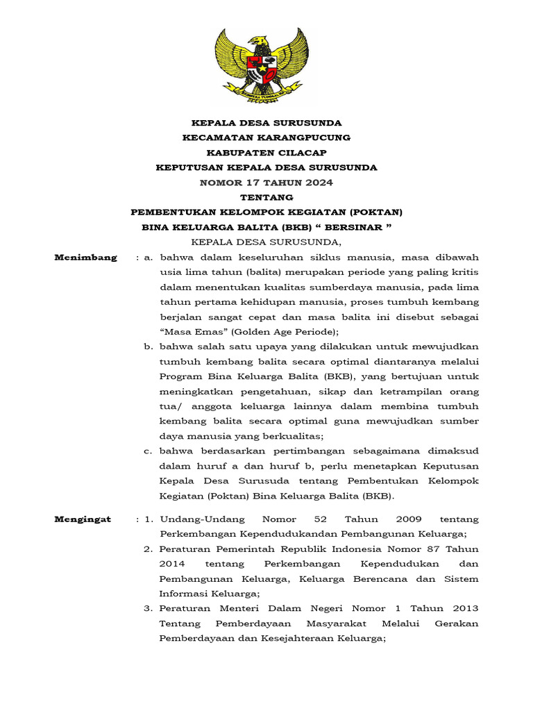 SK BKB Bersinar | PDF