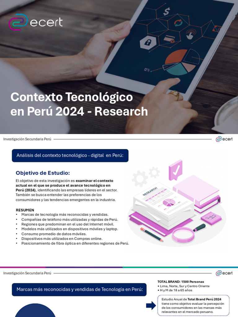 Avance Tecnológico en Perú 2024 | PDF | Perú | Smartphone