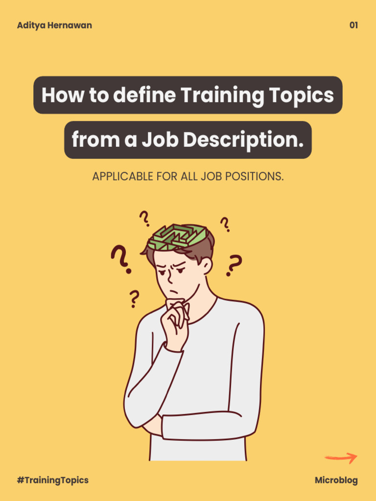 Defining Training Topic for HR and L&D Professionals | PDF | Learning ...